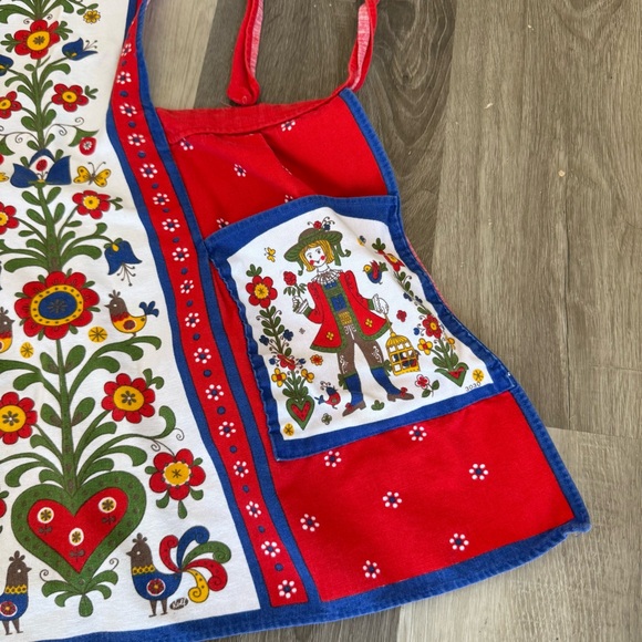 Kolf | Other | Vintage Kids Kolf Austria Folk Art Full Apron | Poshmark
